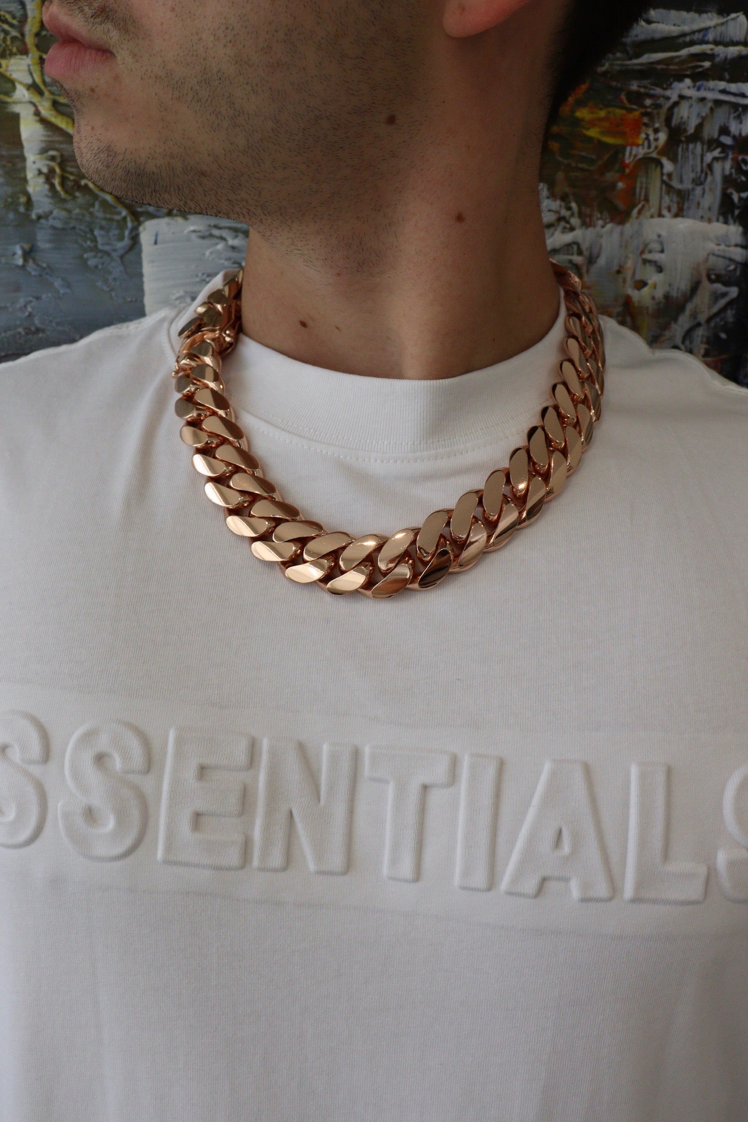 22MM Miami Cuban Link Chain – Premium 14k Gold Over .999 Silver ...